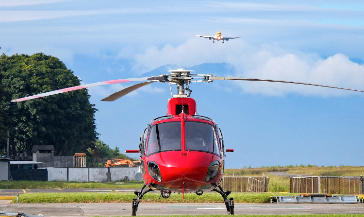 Single-engine helicopter